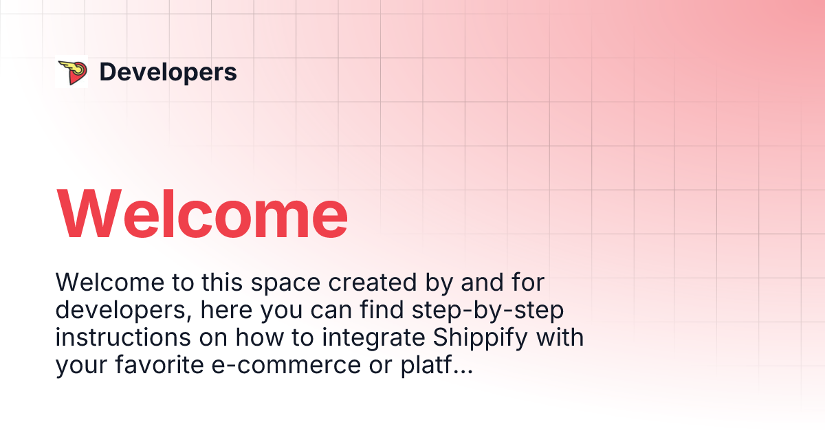 Welcome | Developers